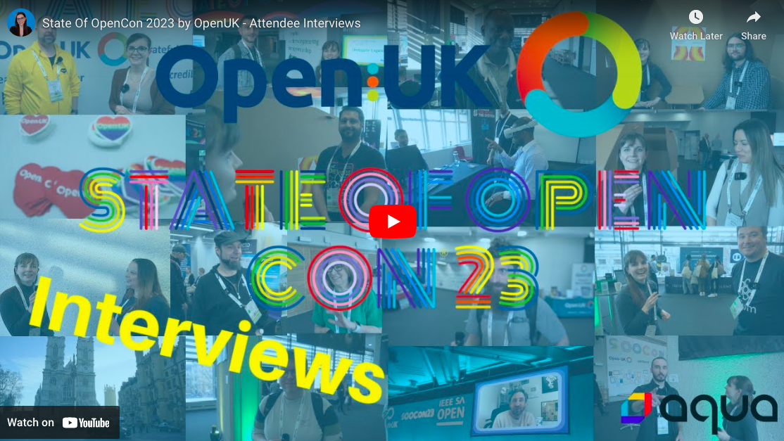 State Of OpenCon 2023 by OpenUK - Attendee Interviews with Anais ...